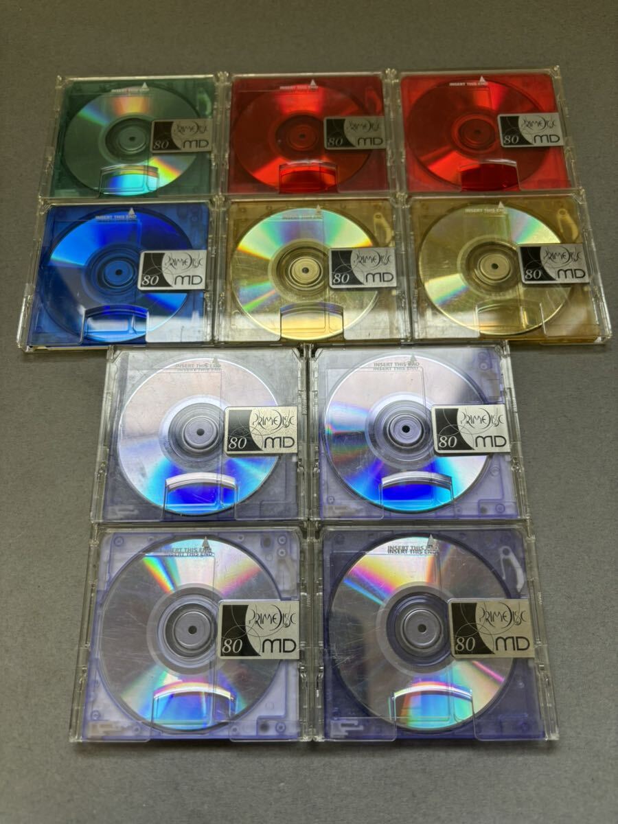 MD ミニディスク minidisc 中古 初期化済 PRIME MEDIA PRIME DISC 80 10枚セット /【Buyee ...