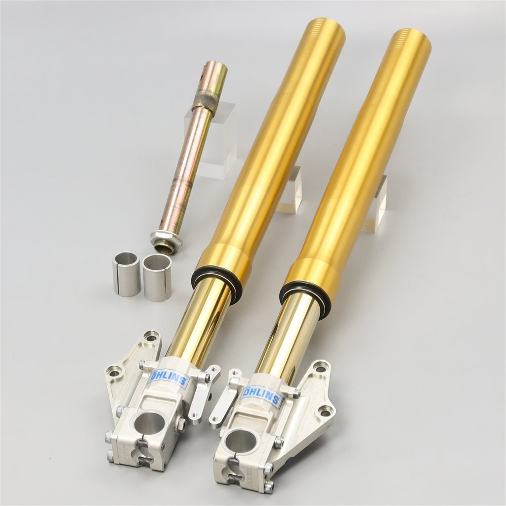 ♪DUCATI 748/916/996/998 オーリンズ/OHLINS 倒立 フロントフォーク 左右SET/フロントアクスルシャフト付き (D0528A14) 検/FG43 /【Buyee ...