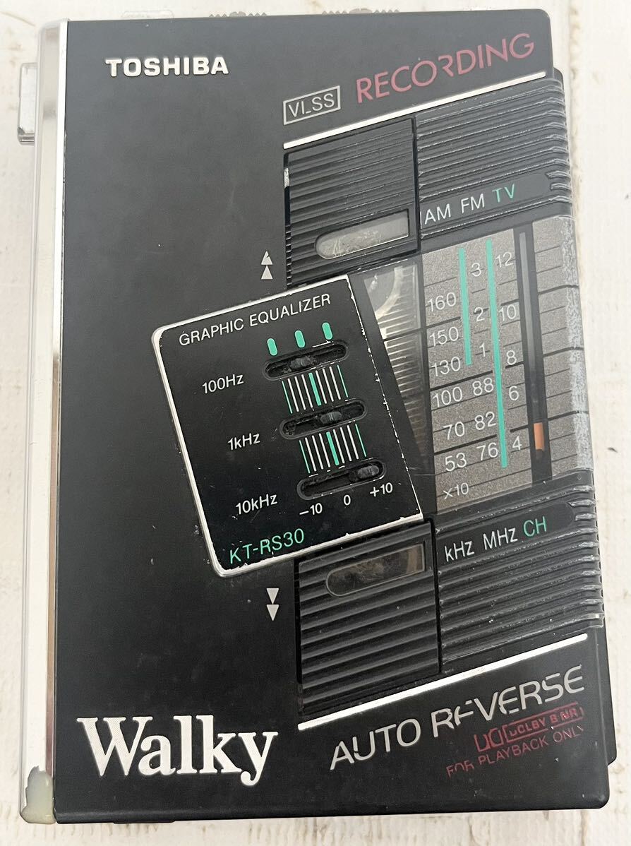 TOSHIBA 東芝 ステレオラジオカセットレコーダー KT-RS30 Walky ワイドFM /【Buyee】 Buyee ...