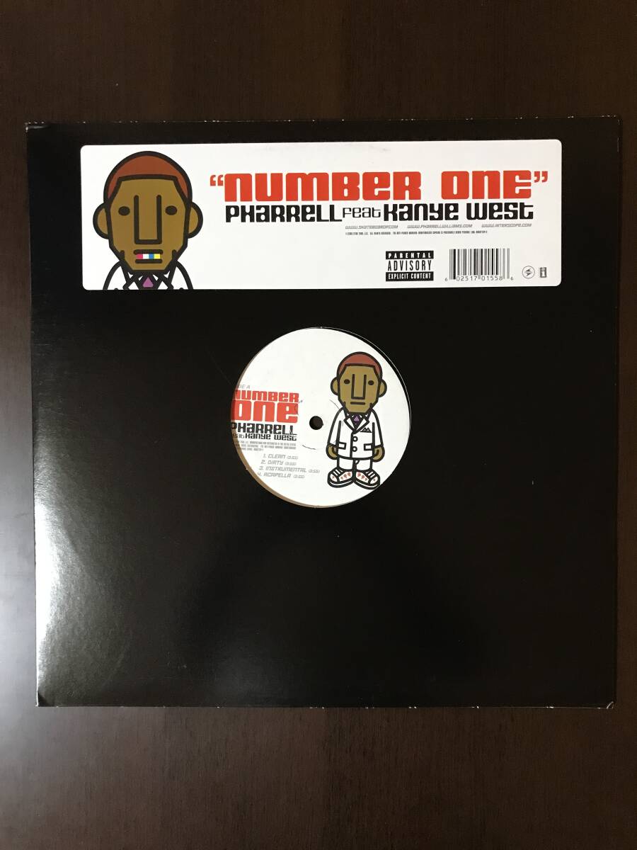 アナログ盤 PHARRELL feat. KANYE WEST / NUMBER ONE 12インチ レコード LP HIPHOP R&B ...