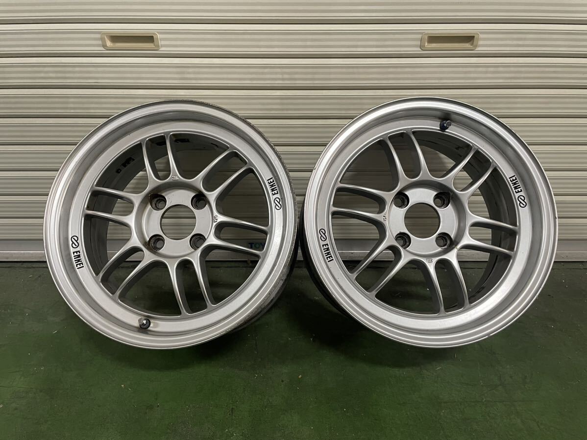 ENKEI RPF1 15インチ 7J+35 軽量 シルバー エンケイ pcd100 4h 2本セット シビック フィット ヴィッツ デミオ ロードスター 走り屋 /【Buyee】 Buyee ...