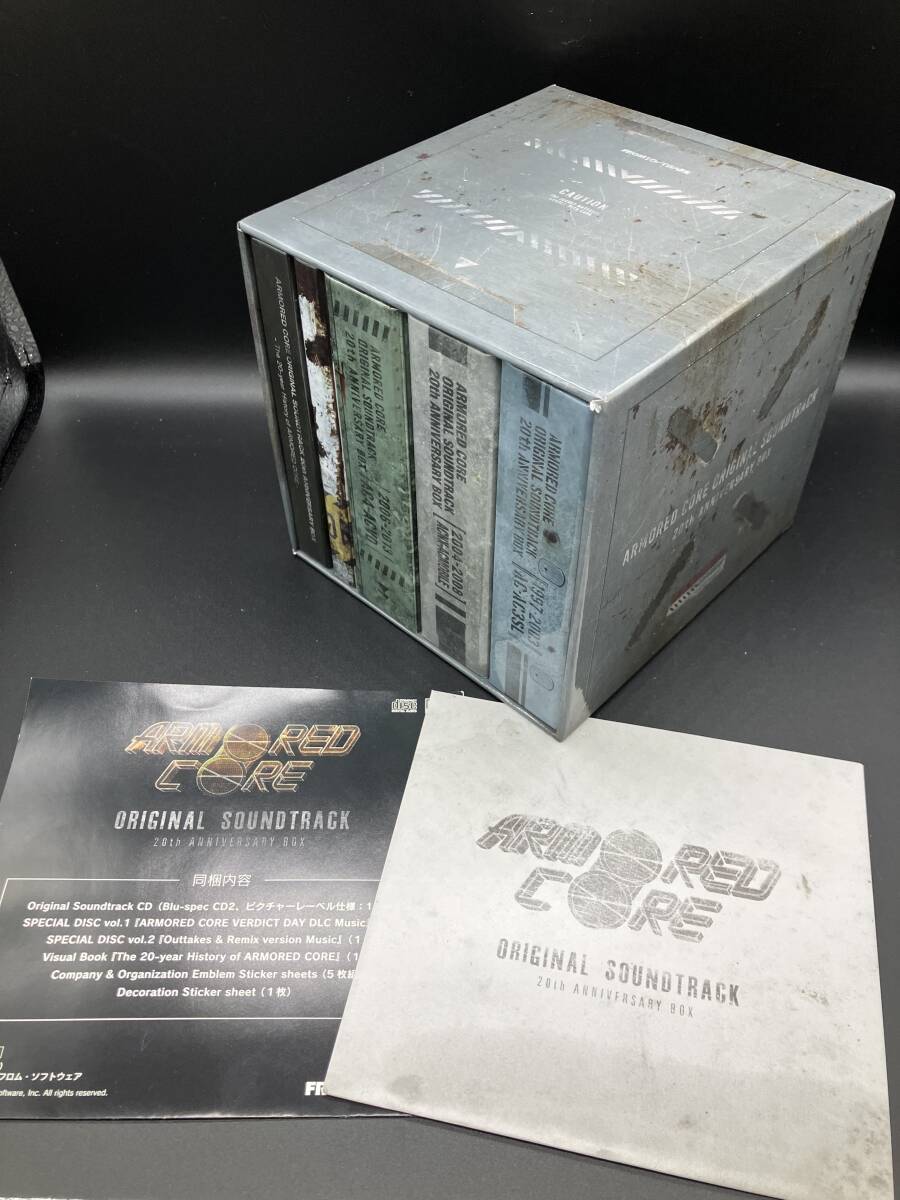 ★【同梱不可】中古品 ARMORED CORE ORIGINAL SOUNDTRACK 20th ANNIVERSARY BOX アーマード・コア 20周年 オリジナルサウンドトラック ...
