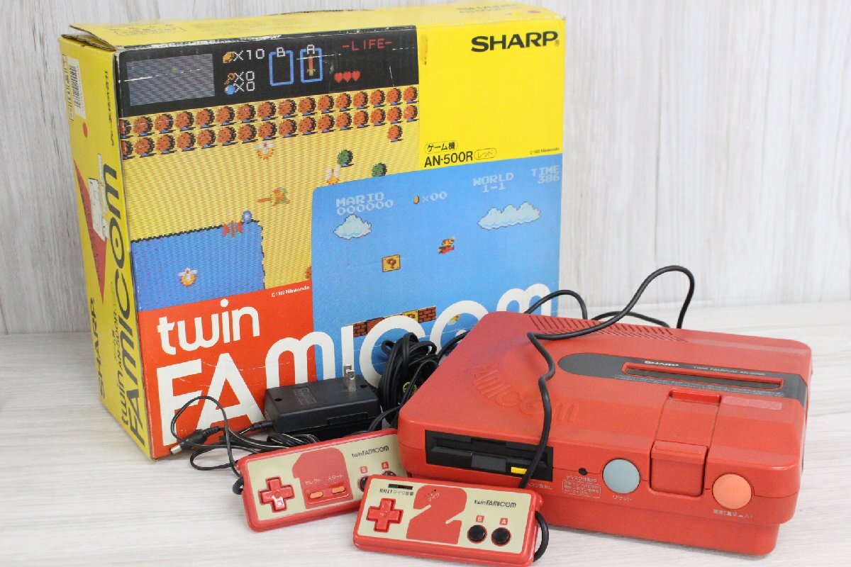 【行董】ツインファミコン twin FAMICOM SHARP シャープ AN-500R 不動/ジャンク 当時物 レトロ ゲーム AC784ABC11 /【Buyee】 Buyee ...