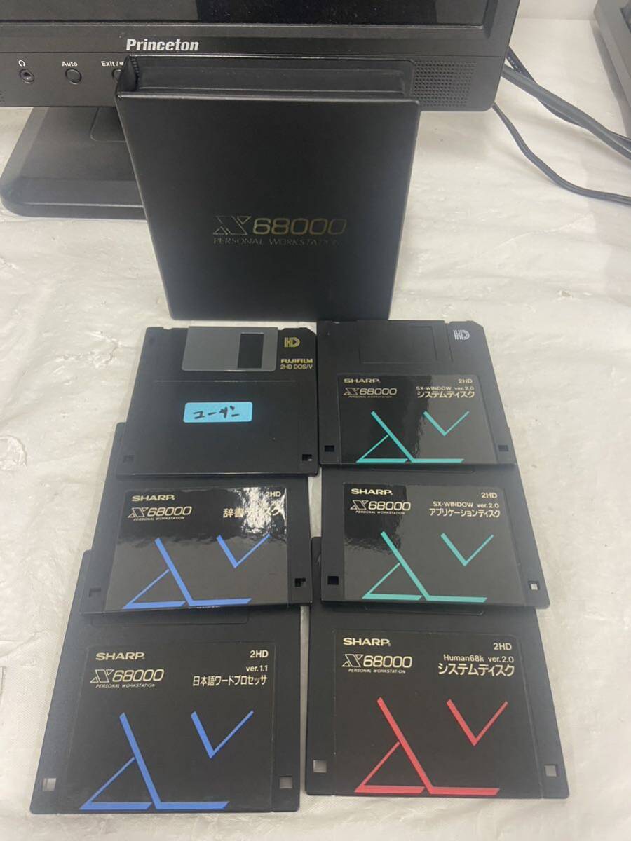 SHARP X68000 X68000 compact XVI CZ-674C REDZONE 5インチFDユニット CZ-6FD5 ...