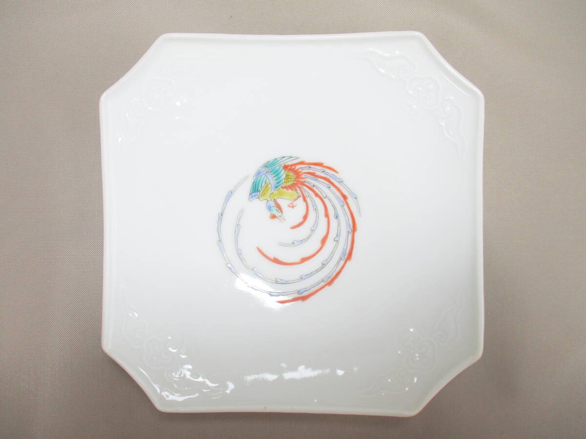 F177*陶磁器* 渦福 鳳凰文 角銘々皿5枚 /14.5×14.5センチ /ヴィンテージ古物レトロ /小傷有 【送料込】 /【Buyee】 Buyee - Japanese Proxy ...