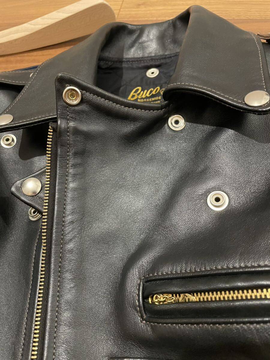 キャンペーン割 極美品 BUCO J-24 JACKET ブコ リアルマッコイズ BJ21101 茶芯 ダブルライダース 貫禄 therealmccoys j24 お買得 /【Buyee ...