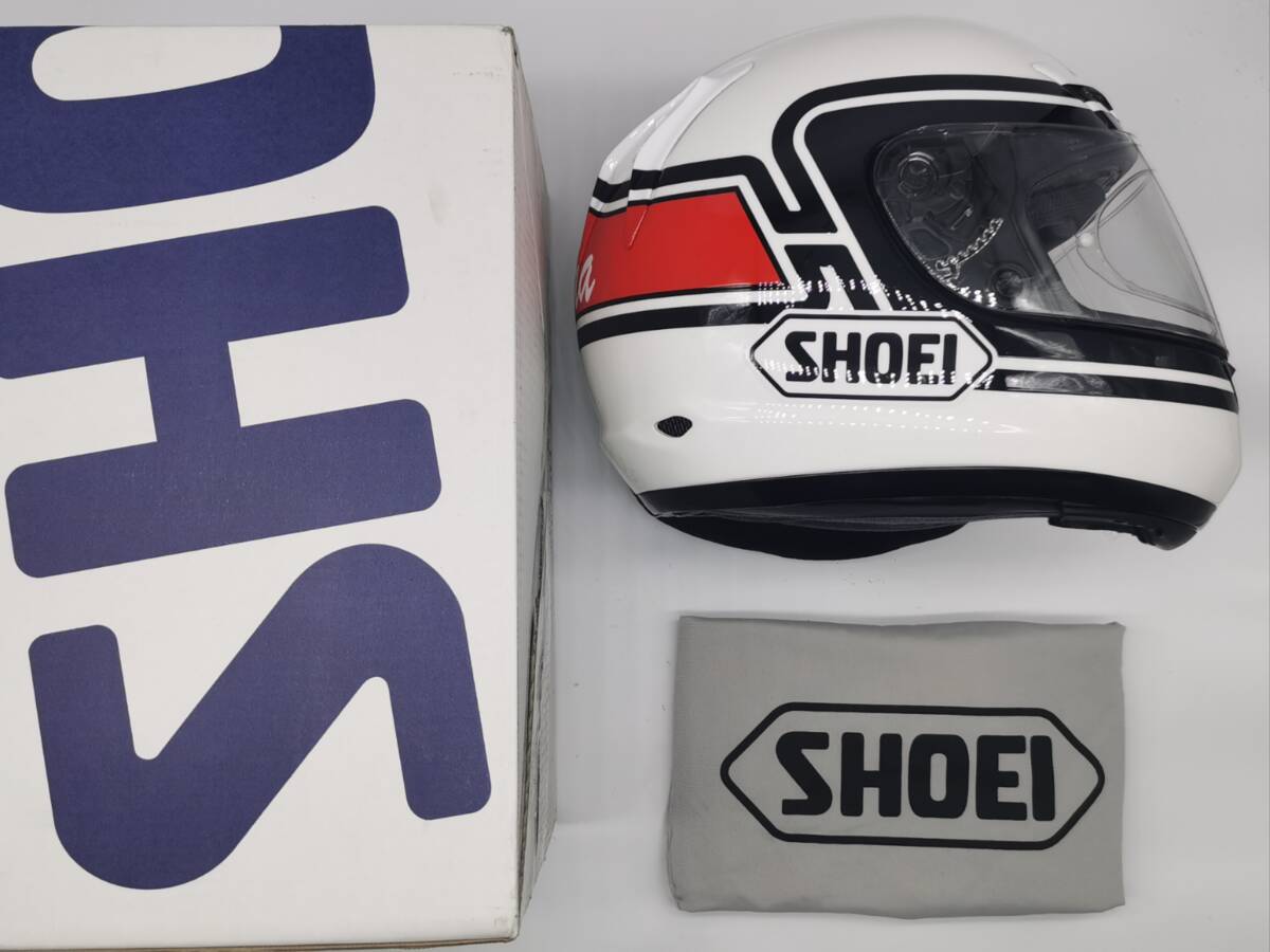 SHOEI ショウエイ X-9 河崎裕之 エックス-ナイン X9 RED/WHITE フルフェイスヘルメット Lサイズ /【Buyee ...