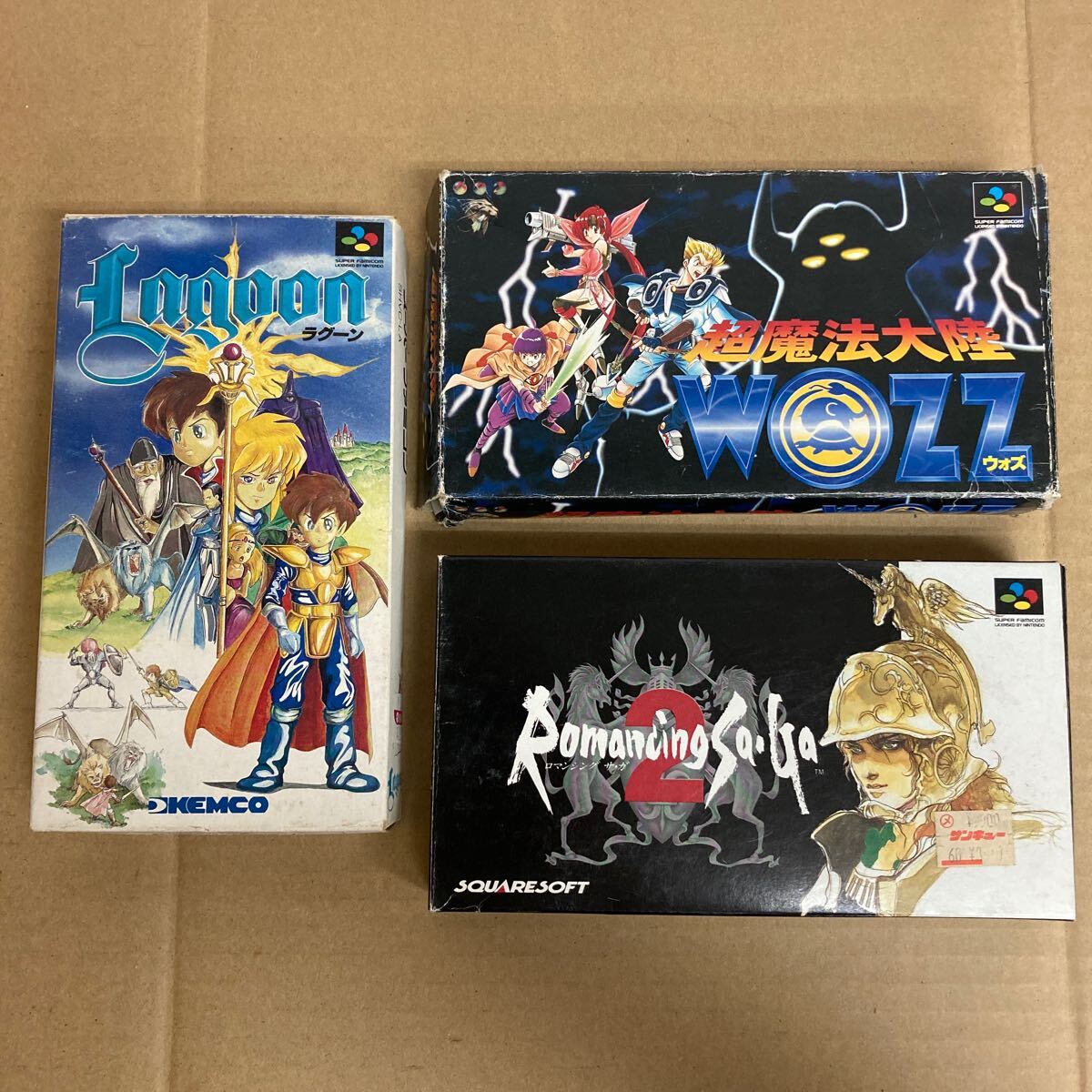 L344 スーパーファミコン SFC 3点まとめて/超魔法大陸 WOZZ/Romancing SaGa2/ラグーン/箱付き 動作未確認 現状品 /【Buyee】 Buyee ...
