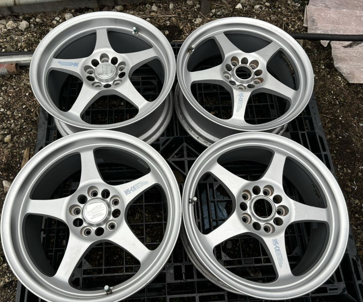 MODEX KS-CE 鍛栄舎 超軽量 土屋圭市モデル 17x7JJ/8JJ/ PCD114.3/5H/ OFFセット+45/ ハブ径約 ...