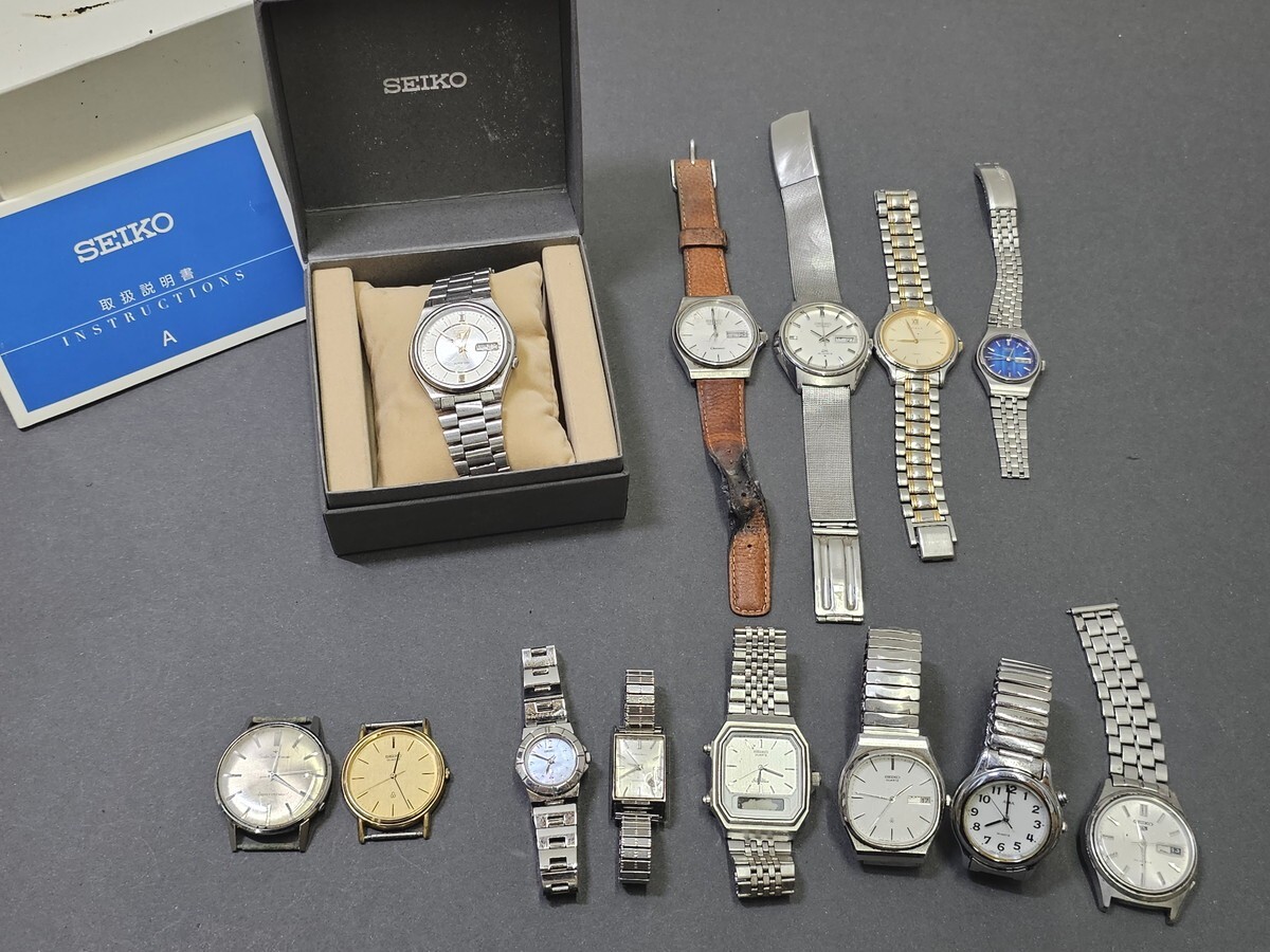 6-138-60 SEIKO セイコー 腕時計まとめて★ジャンク★Seiko Sportsmatic DIASHOCK ALBA 他 /【Buyee】 Buyee - Japanese ...