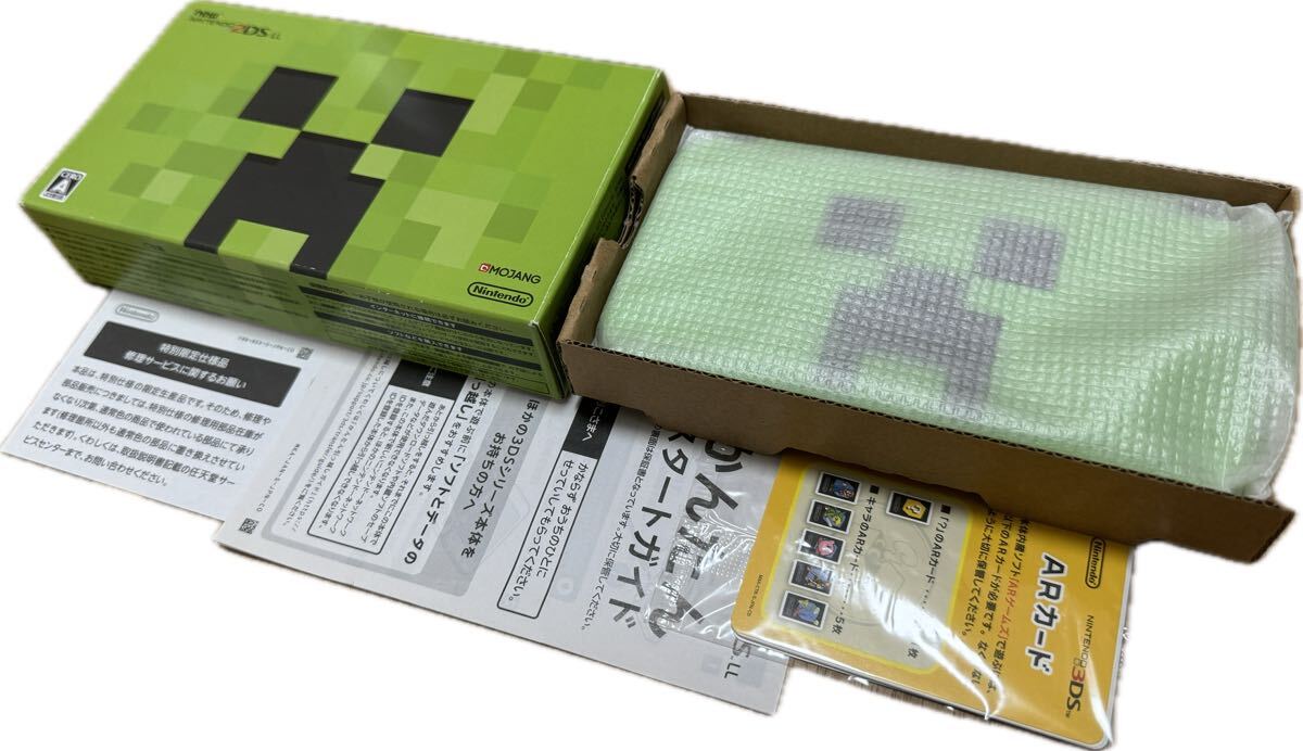 極美品 MINECRAFT Newニンテンドー2DS LL本体CREEPER EDITION (クリーパーエディション) マインクラフト ...