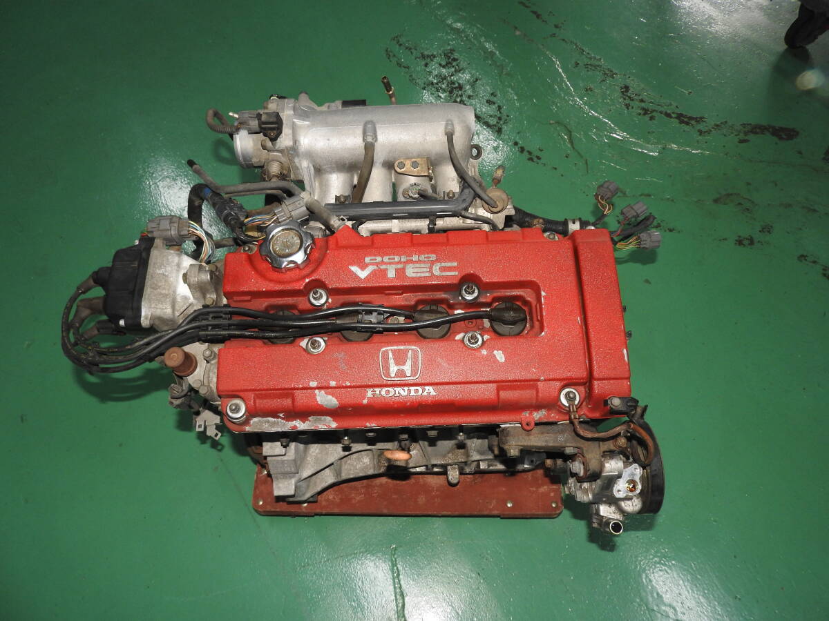15 DC2 インテグラ タイプR 純正 B18C エンジン 実働 動作確認済み ASSY B18C 3DR 96 DB8 DC1 S80 00 98 EK9 シビック インテ B16A ...