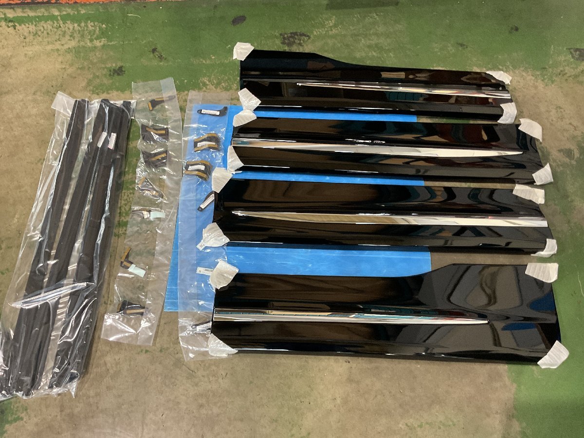 ALPHARD 前期 MODELLISTA AERO TOURER KIT サイドスカート 塗装済 ブラック D2611-45910-C0 (キ-40 F2-303) /【Buyee】