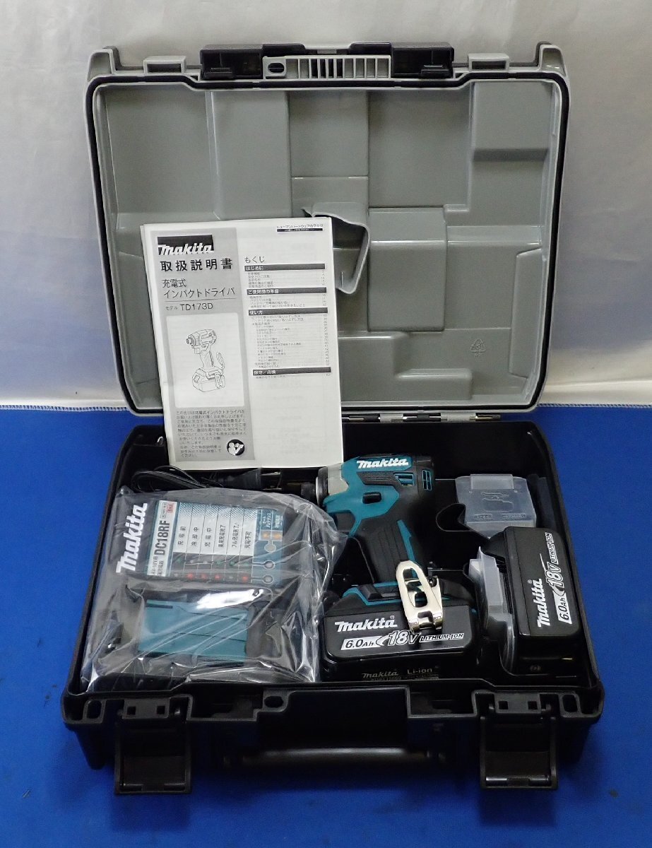 未使用 makita マキタ 充電式インパクトドライバ TD173DRGX ブルー 18V 6.0Ah ② /【Buyee】 Buyee - Japanese Proxy Service ...