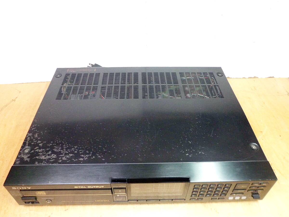 SONY ソニー CDプレイヤー CDP-553ESD ★★ジャンク ★★CDプレーヤー 1985年頃 ￥160,000★ビンテージオーディオ ...