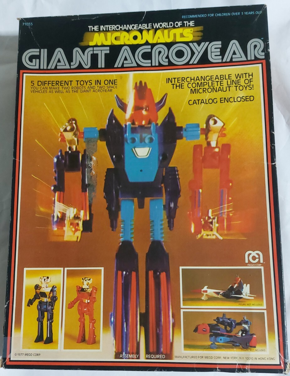 1円スタート マイクロノーツ版 ミクロマン ジャイアントアクロイヤー GIANT ACROYER 中古 MICRONAUTS タカラSFランド ...