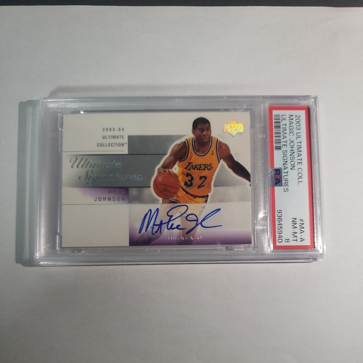 NBA SP Authentic Autograph MAJIC JOHNSON マジック ジョンソン 直筆サイン PSA8 /【Buyee ...
