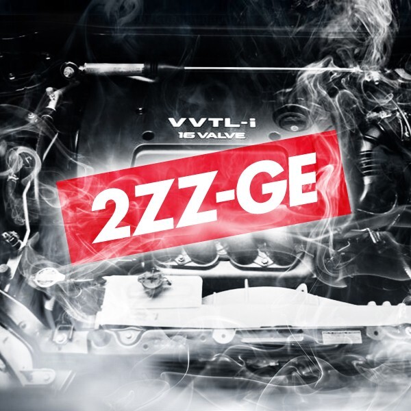 2ZZ-GE RED STICKER - ステッカー / CELICA COROLLA セリカ カローラ ロータス WiLL VS ...