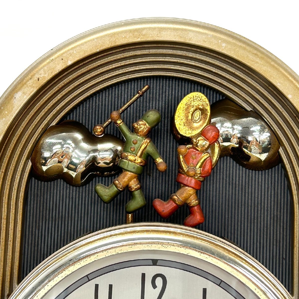 【80】1円～ セイコー クオーツ クロック AM509S メロディ 飾りつき 掛け時計 柱時計 インテリア オルゴール 現状品 ...