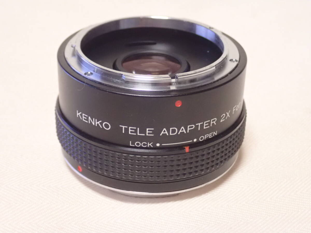 ケンコー KENKO TELE ADAPTER 2X For EOS-FD 2倍テレコンバーター キヤノン CANON マウント EOS-FD ...