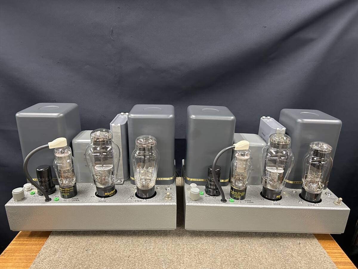 Western Electric 300B 真空管PowerAmp モノラル 1ペア TAMURAトランス搭載F-2007/PC-3004 ...