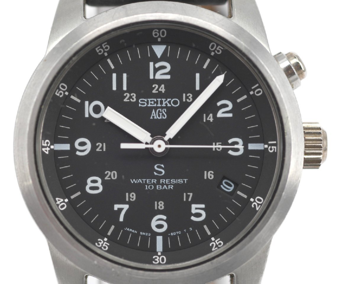 【SEIKO】 セイコー AGS SUS サス 5M22-6C20 オートクォーツ メンズ 中古品 /【Buyee】 Buyee - Japanese Proxy Service | Buy ...