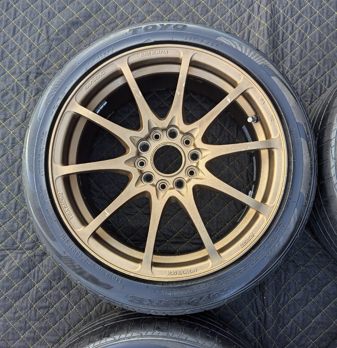 RAYS VOLK RACING CE28NF 17インチ 7.5J +50 114.3 5穴 ブロンズ 4本セット 絶版モデル 希少 美品 ...