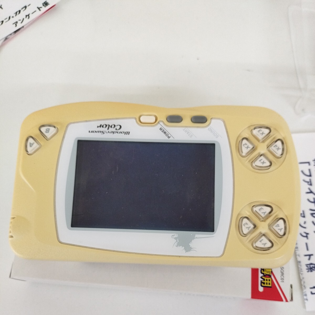 ワンダースワンカラー WonderSwan Color ファイナルファンタジー FINAL FANTASY 希少品 印刷物 箱説付き 動作確認 ...