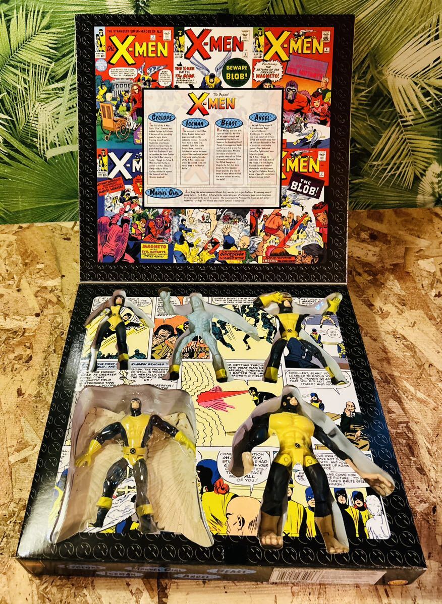 90' TOY BIZ MARVEL COLLECTOR EDITION The Original X-MEN figure set Xメンファーストメンバーアクションフィギュア5体セット ...