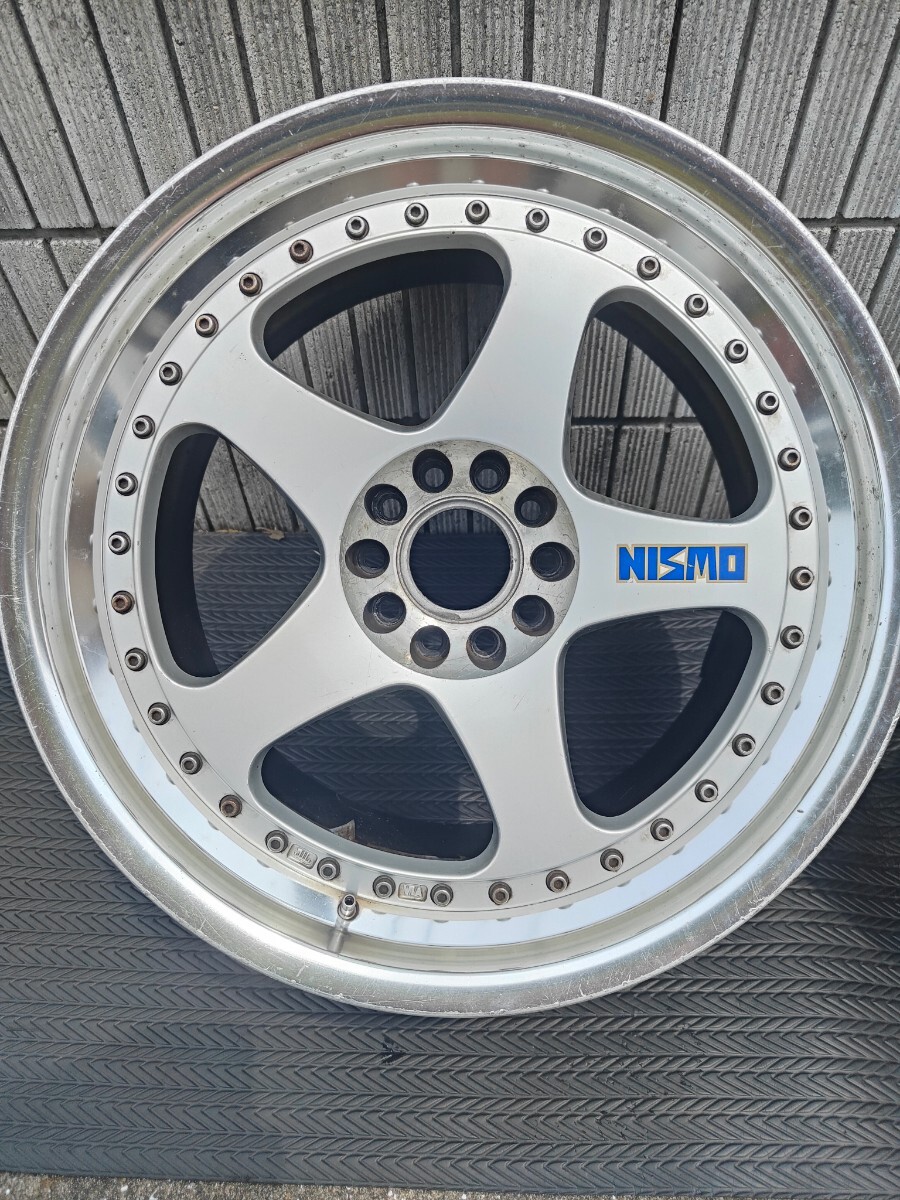 超希少 当時物 ニスモ NISMO LMGT1 鍛造 18インチ 10J+20 114.3 5穴 レイズ 2本セット BNR32 BCNR33 ...