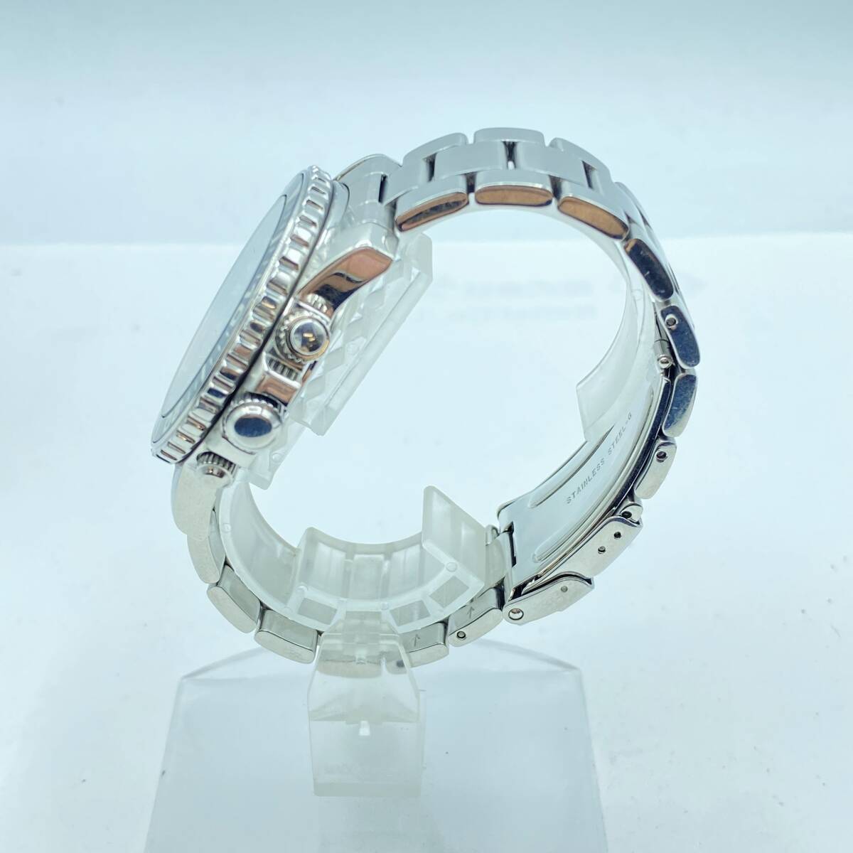 『Z110』不動品/セイコー ダイバーズウォッチ クロノグラフ デイト 100m 7T31-7G20 /クォーツ/ブラック文字盤 SEIKO ...