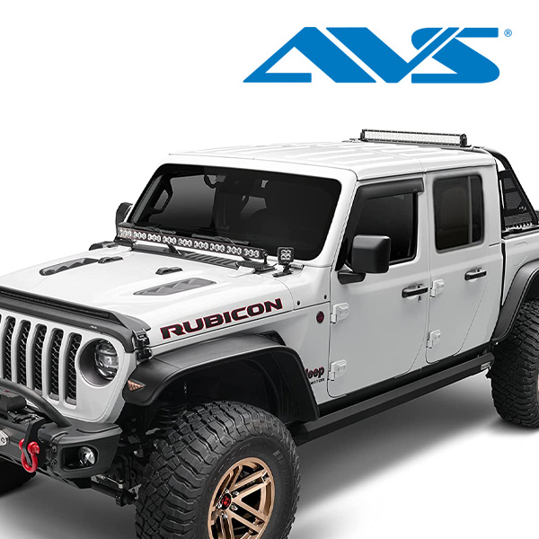 【AVS 正規品】 専用設計 スモークドアバイザー 2枚 フロント 左右分 セット ジープ 18y- JL ラングラー 20y- JT グラディエーター /【Buyee】 Buyee ...