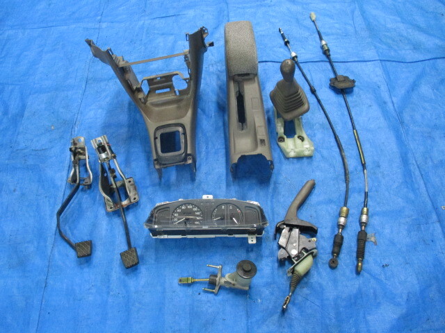 Σ6G 平成8年式 スプリンター E-EE111 110系 純正 マニュアル ミッション 改造 シフトゲート クラッチ シリンダー ペダル ...