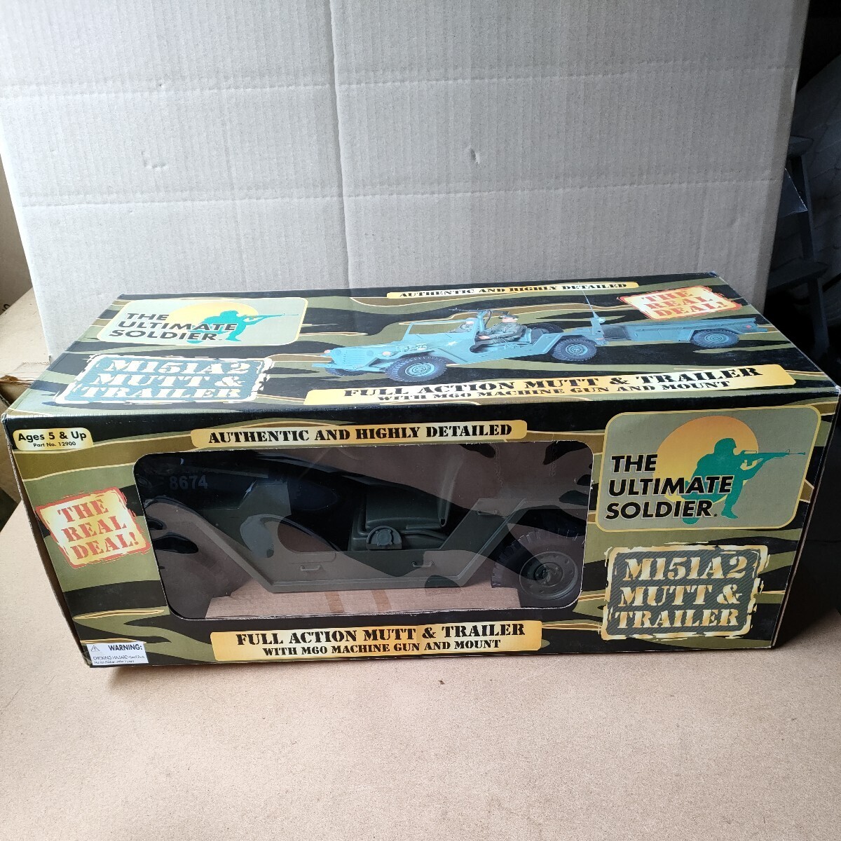 THE ULTIMATE SOLDIER M151A2 MUTT&TRAILER 21st CENTURY TOYS PartNo.12900 ...