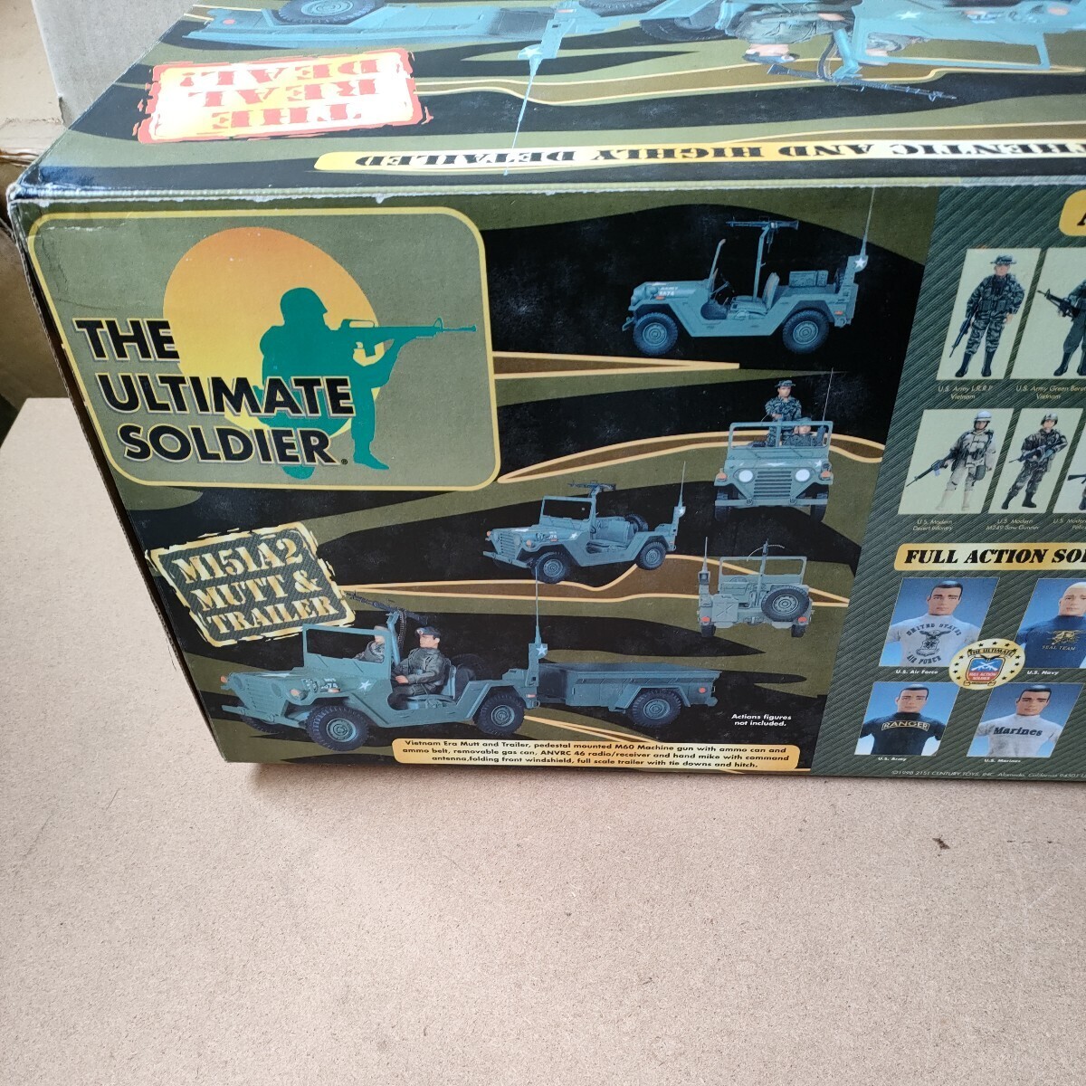 THE ULTIMATE SOLDIER M151A2 MUTT&TRAILER 21st CENTURY TOYS PartNo.12900 ...