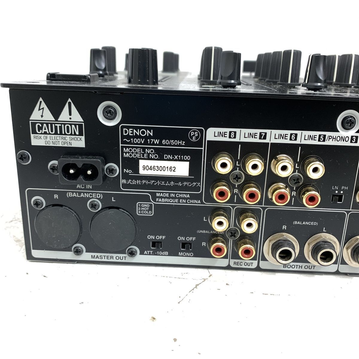 未使用保管品 DENON DN-X1100 デノン DJ ミキサー 箱 ケーブル 取扱説明書 /【Buyee】