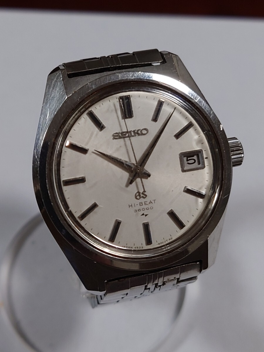 ☆GRAND SEIKO HI-BEAT 36000 グランドセイコー ハイビート デイト 手巻き 4522-8000☆ /【Buyee】 Buyee - Japanese Proxy ...