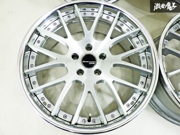 SSR EXECUTOR エグゼキューター CV03 20インチ 9J +33 10J +44 PCD120 5H アルミ ホイール 単体 4本 レクサス LS 40 アルファード 棚45B ...