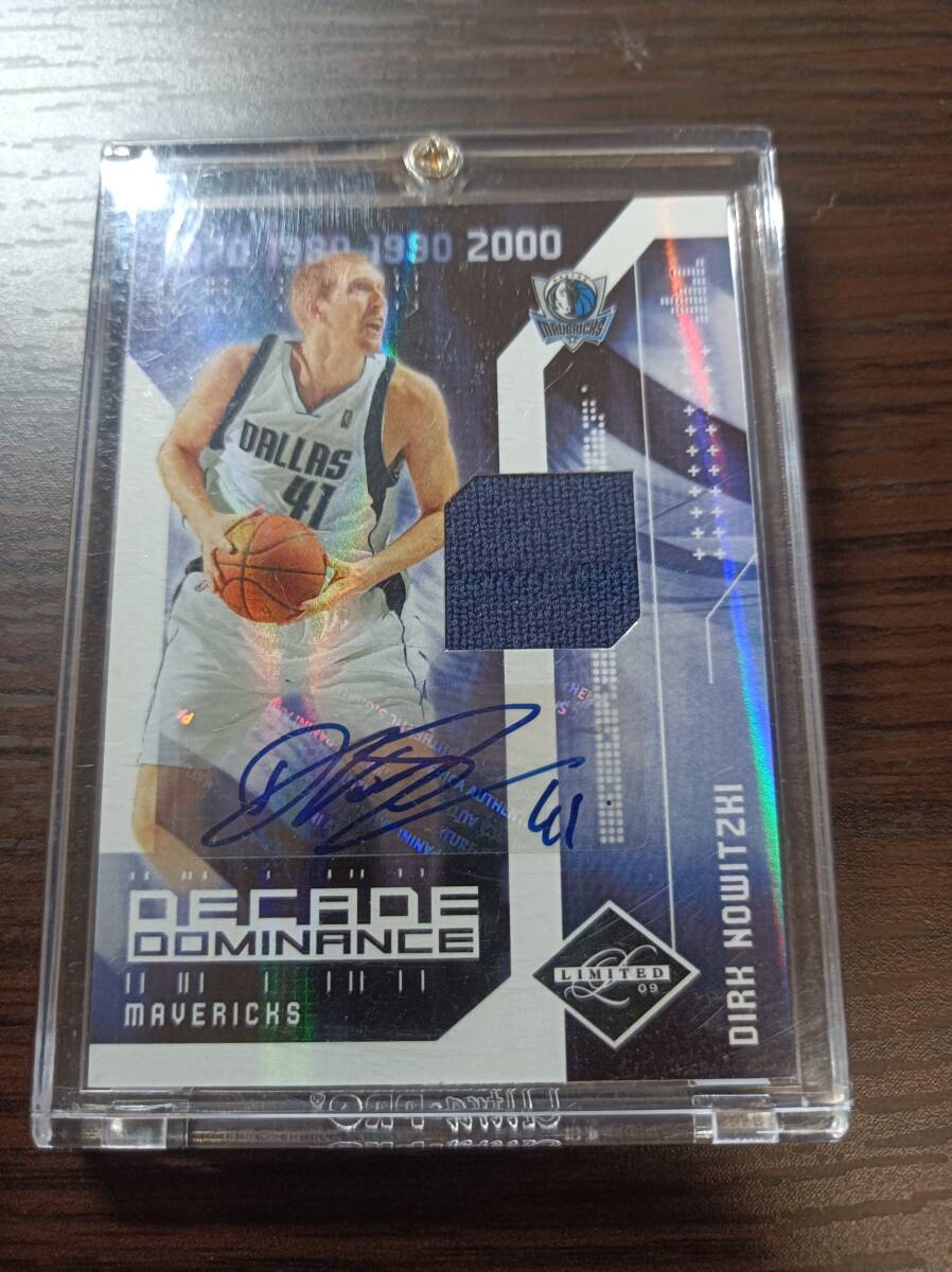 【超絶レア】08/09 Panini Limited "Decade Dominance" Auto Jersey Dirk Nowitzki ...