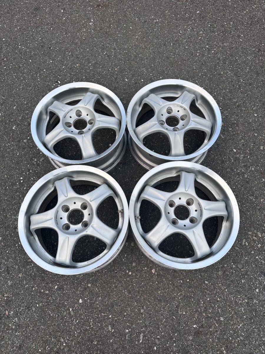RAYS AV-REV 15インチ 6.5J 4穴PCD 100 オフセット39 中古アルミホイール4本セット深リム /【Buyee ...