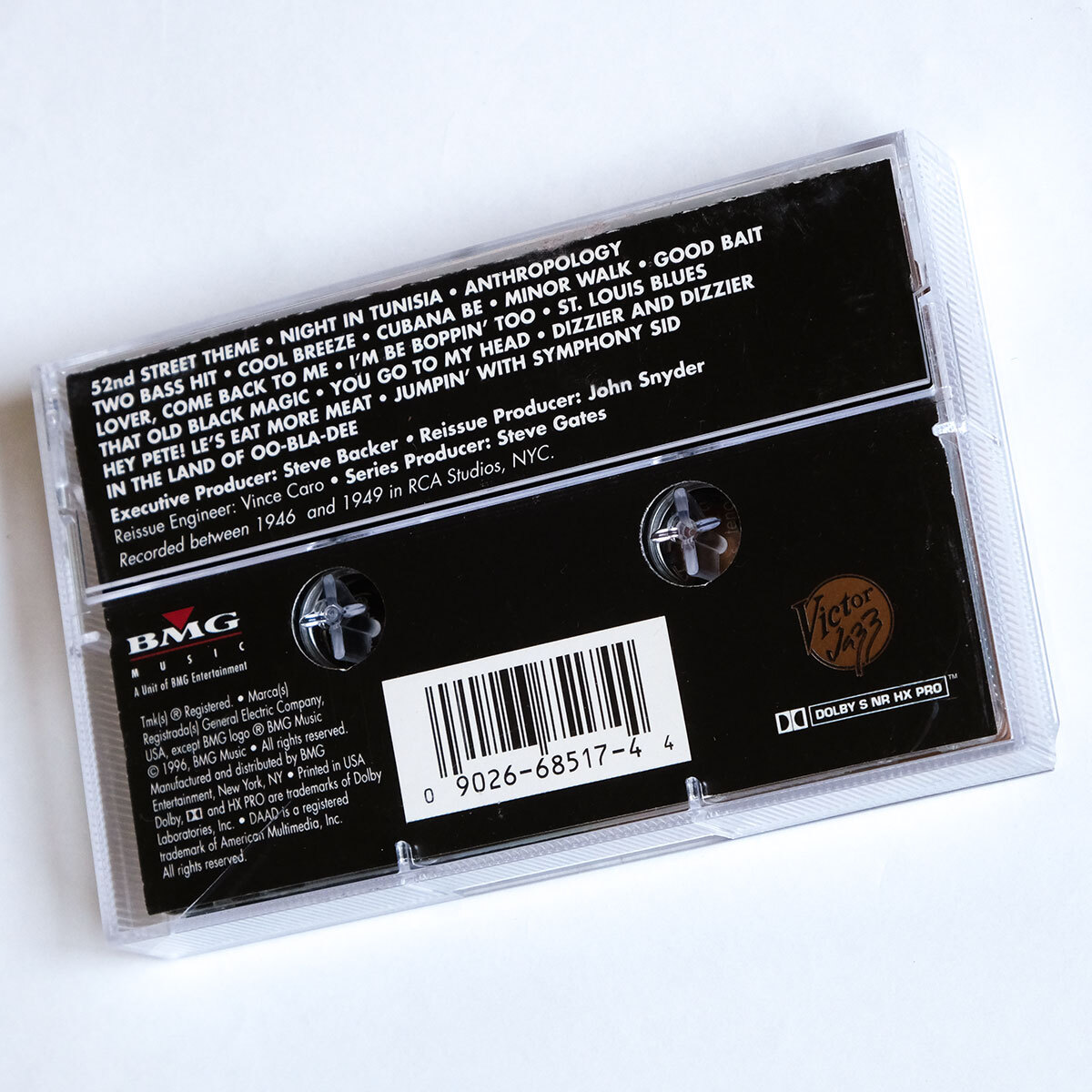 《高音質クローム テープ仕様/DAAD/ドルビーHX PRO/US版カセットテープ》Dizzy Gillespie Dizzier and ...