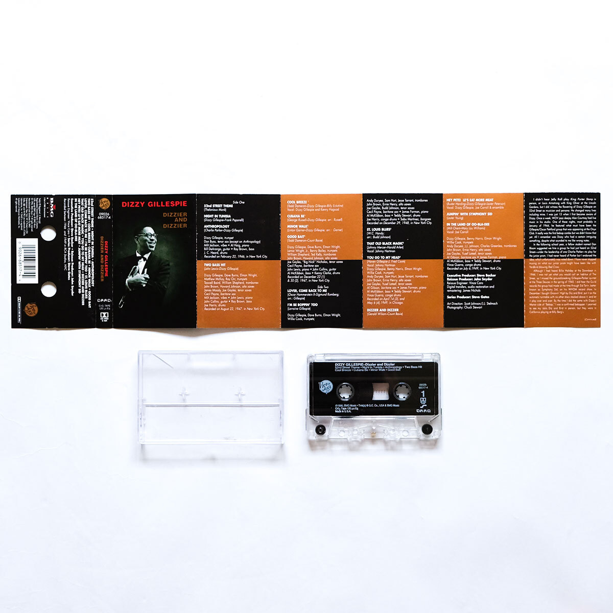 《高音質クローム テープ仕様/DAAD/ドルビーHX PRO/US版カセットテープ》Dizzy Gillespie Dizzier and ...