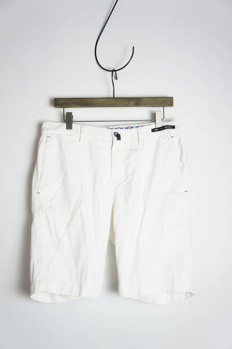 正規 PT01 ピーティーゼロウーノ BEAMS F別注 BERMUDA バミューダ ショート ハーフ パンツ ショーツ CBYUM3 CQ01 白 サイズ46 本物 817O /【Buyee】