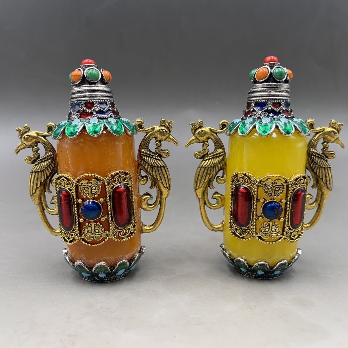 中国古玩景泰藍純銅~モンゴル族の鼻煙壷2箇~木箱1箇~3点セットE3L /【Buyee】 Buyee - Japanese Proxy Service | Buy from Japan!