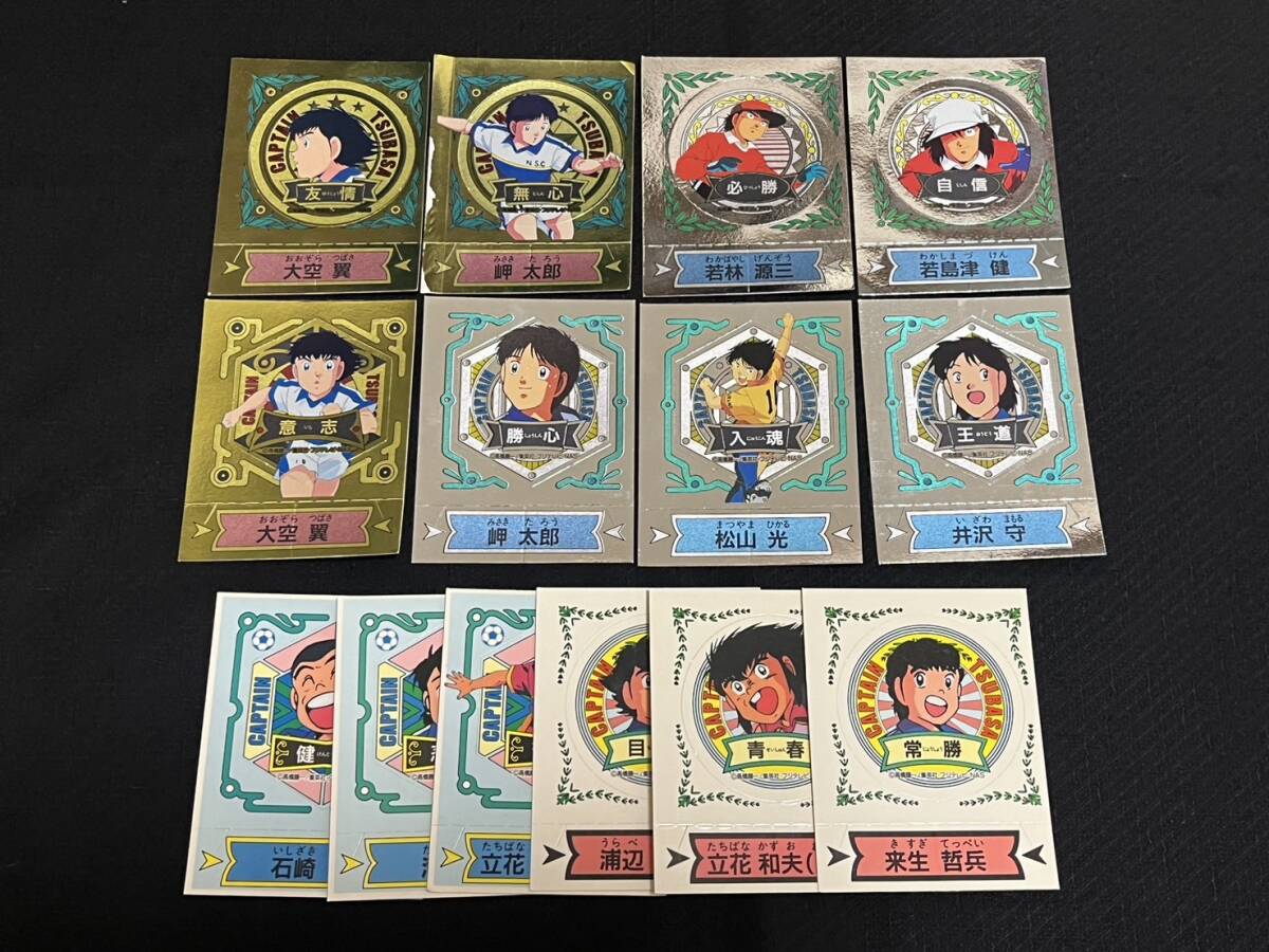 キャプテン翼J ロッテ メダリックカード 14枚（キラ8枚 ノーマル6枚） LOTTE 高橋陽一 /【Buyee】