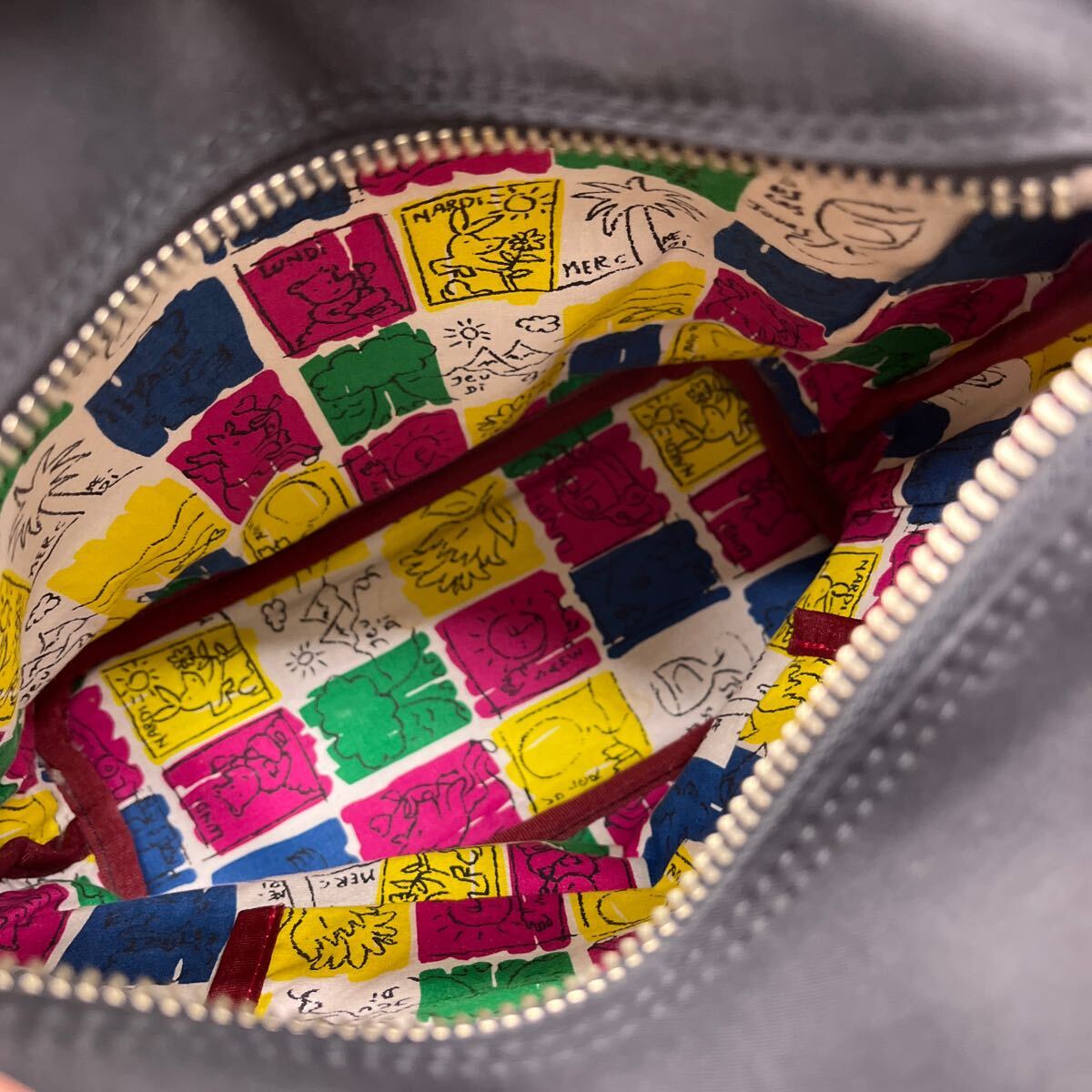 1502 Jean Charles de Castelbajac ジャン シャルル ド カステルバジャック バッグ 鞄 ハンド ロゴ 刺繍 ...