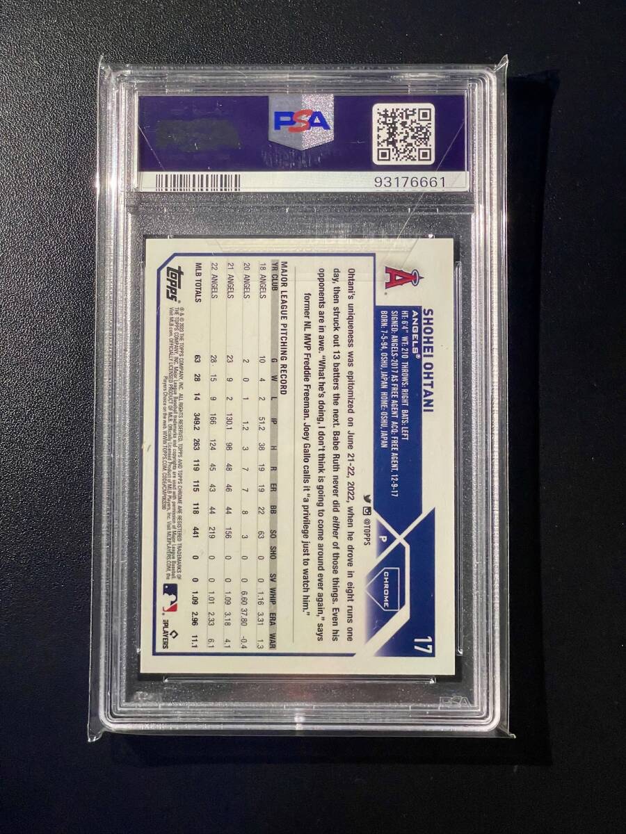 PSA10 /250枚限定 大谷翔平 2023 Topps Chrome Logofractor SHOHEI OHTANI Purple Refractor 紫パラレル ドジャース ...