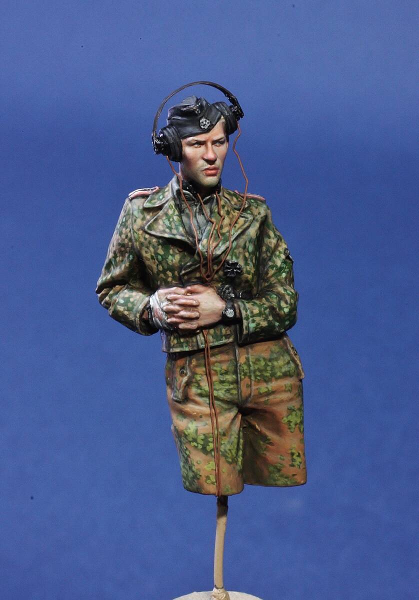 yosci製作[30]Alpine Miniatures1/35 [AM35140]WSS Panzer Commander #2. 完成品 ...