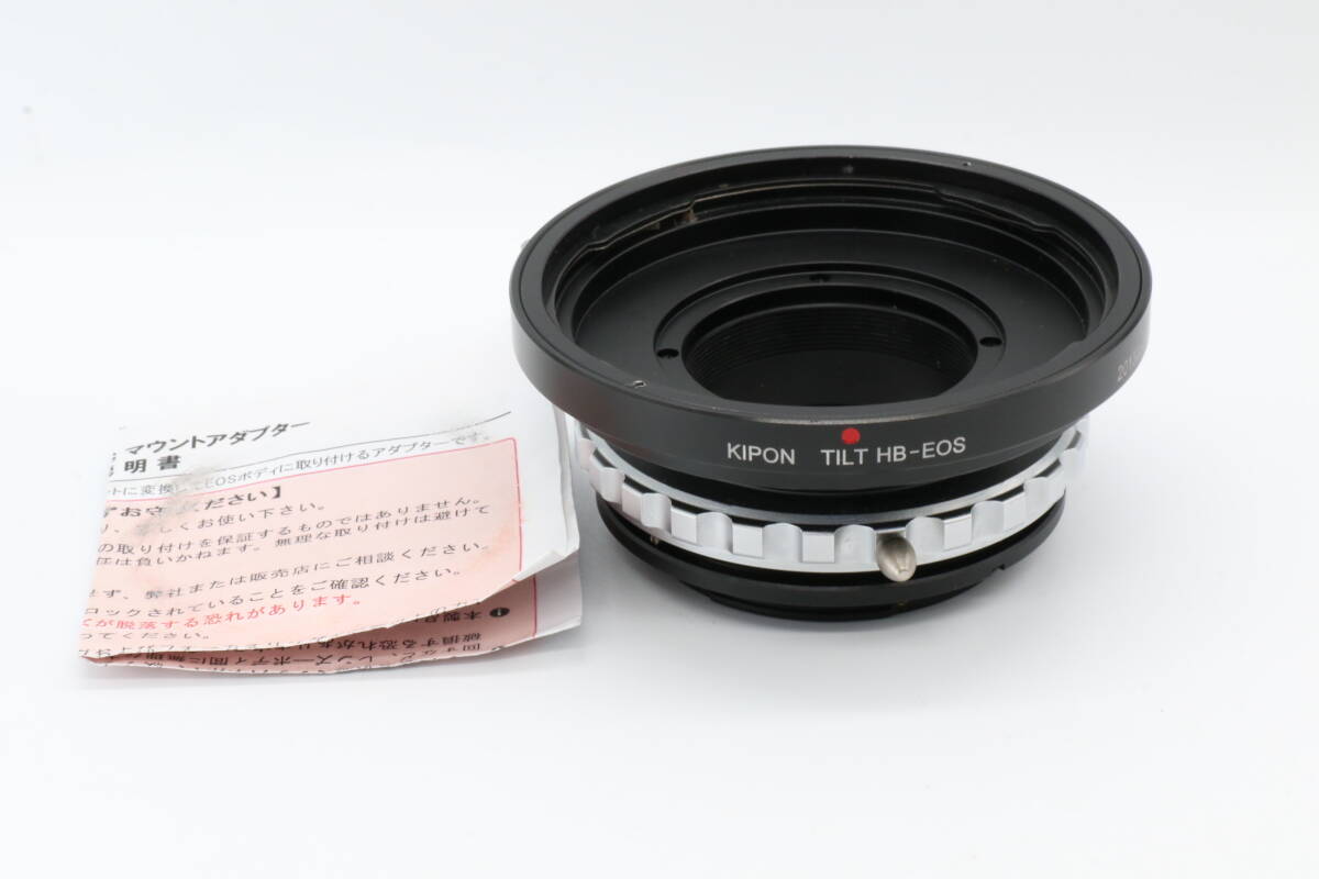 ★極上品★ KIPON キポン TILT HB-EOS チルト機能付きマウントアダプター 【HASSELBLAD 中判レンズ / CANON EFマウント】 #01643 /【Buyee ...