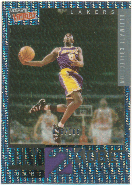 Kobe Bryant NBA 2000-01 UD Ultimate Victory Fly 2 Kobe Ultimate ...